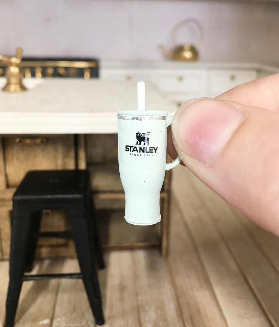 Miniature Dollhouse 1:12 | Miniature Dollhouse Farmhouse Stanley Mug M ...