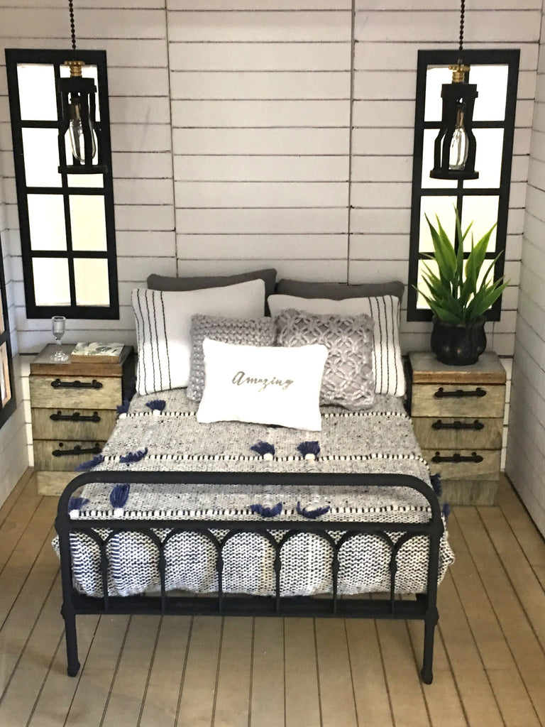 Farmhouse wrought iron bed store