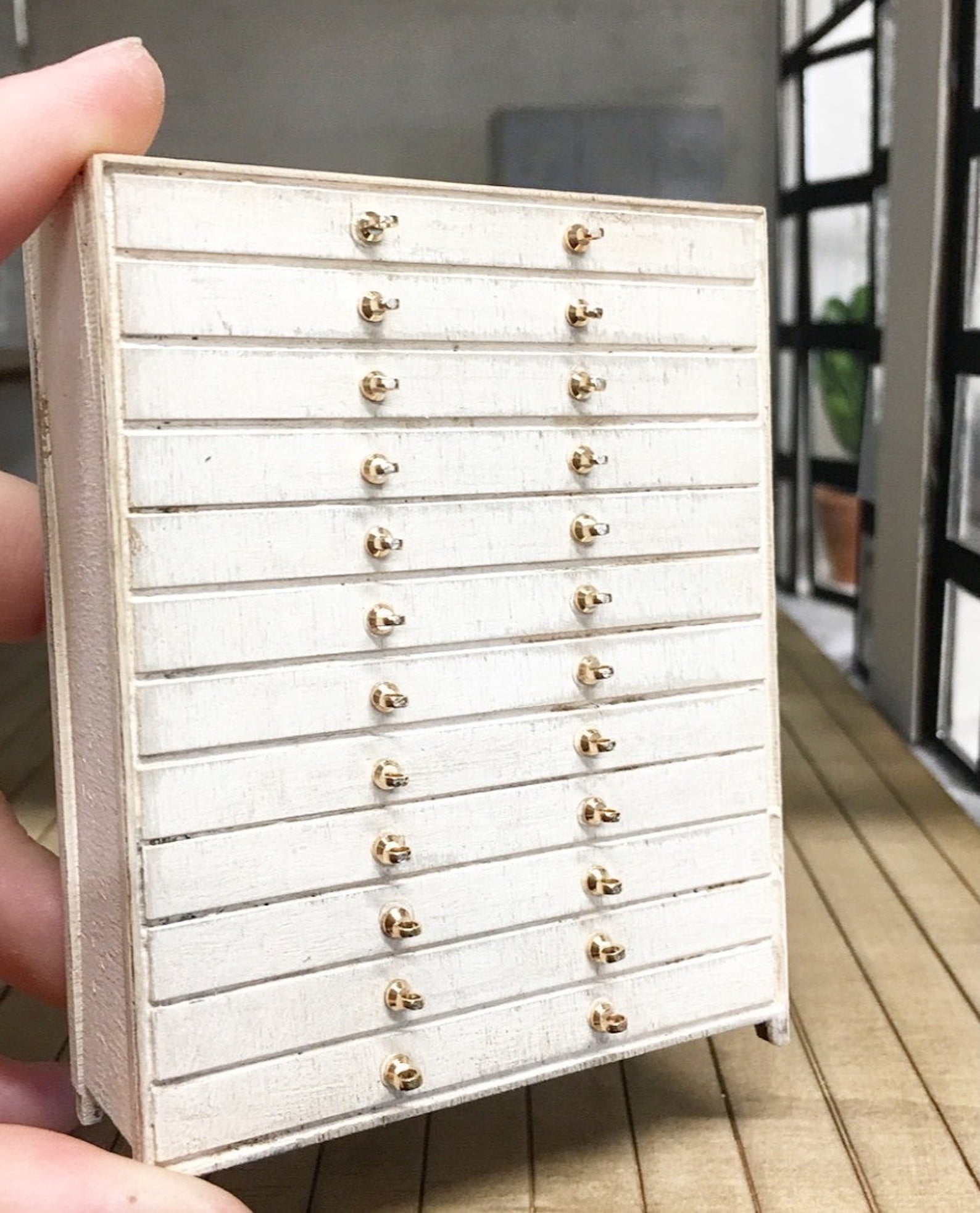 Miniature Multi Draw Cabinet 12 Draw – MyMiniatureEmporium
